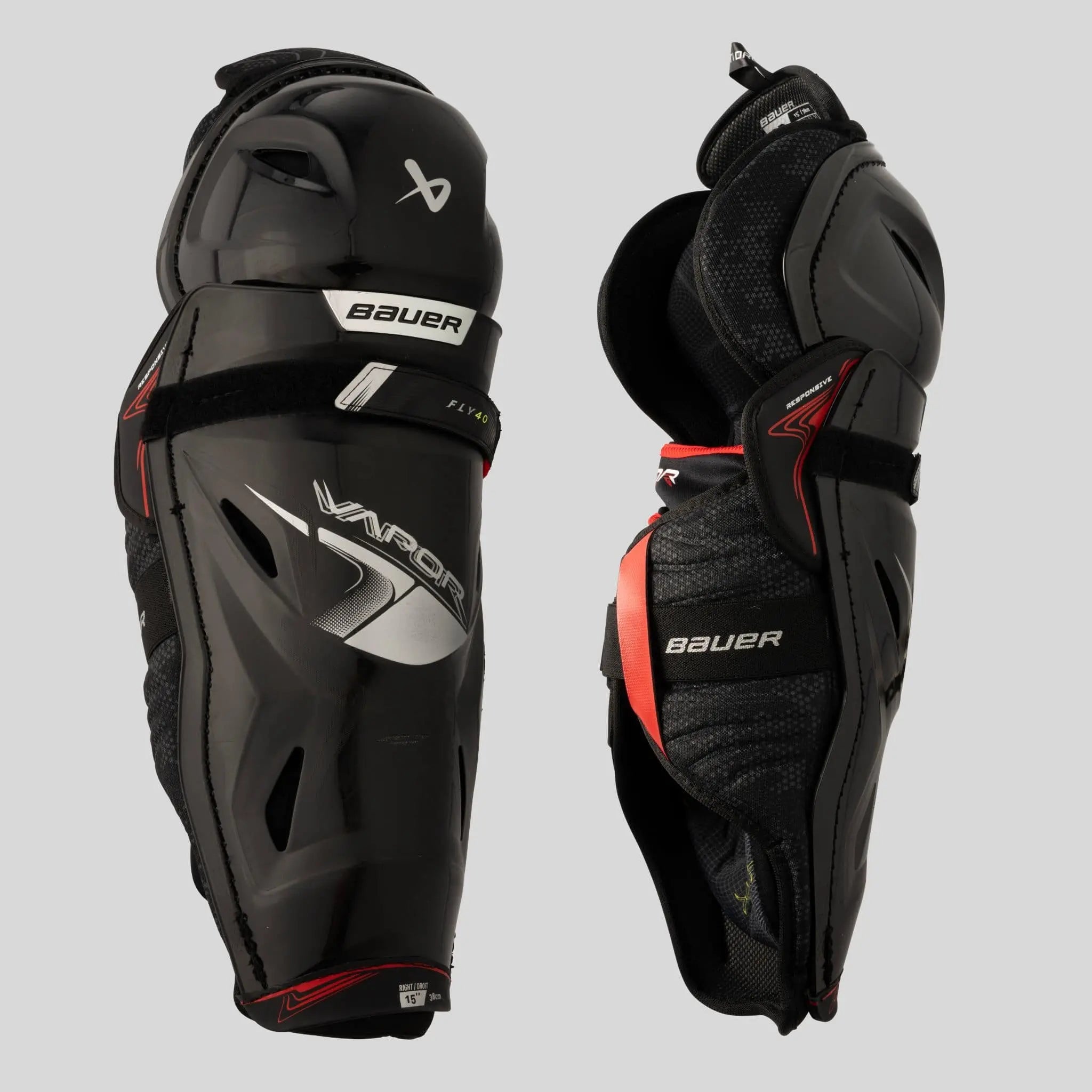 Bauer Vapor FLY40 Shin Guards Intermediate | Shop online at ReXhockey